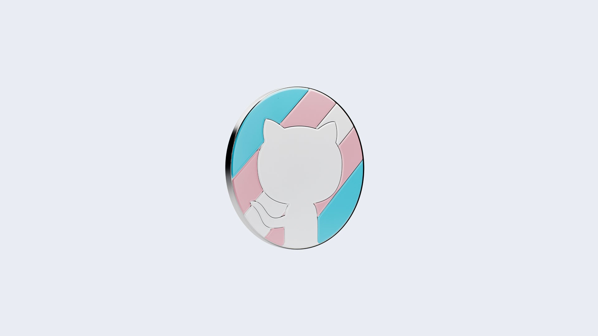 Trans Pride Pin – GitHub Shop