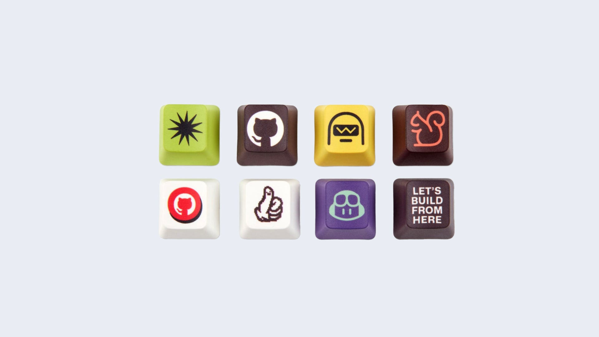 Key Caps - Assorted Pack of 8 – GitHub Shop